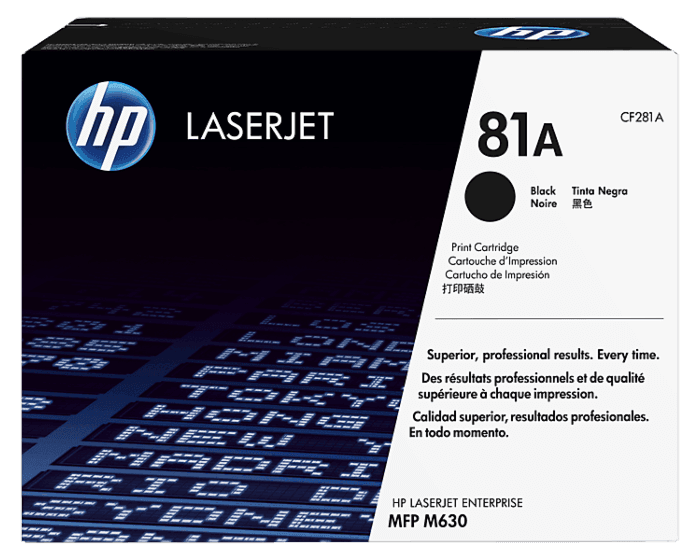 Cartucho de Tóner HP 81A Negro LaserJet Original | Tienda HP Colombia